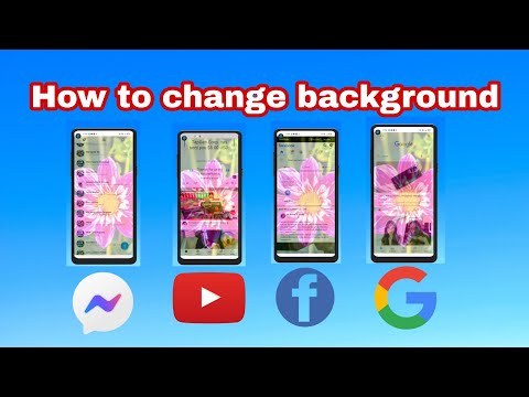 How to change background on apps