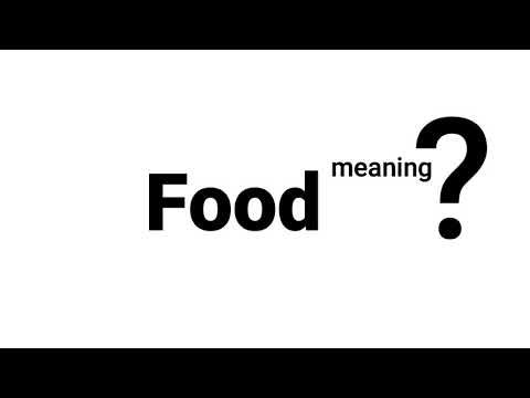 Food Meaning Definition | EWM-English Word Meaning