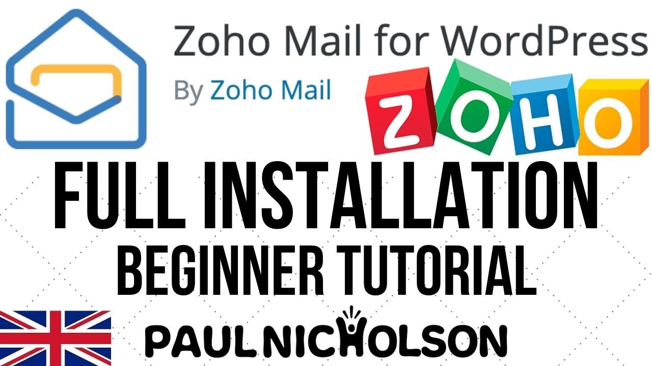 Zoho Mail Wordpress Plugin Installation Full Beginner Tutorial