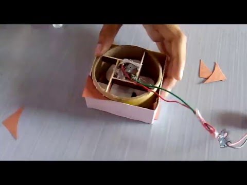 how to make a mini Exhaust fan Best out of waste | Kimberly's Blog