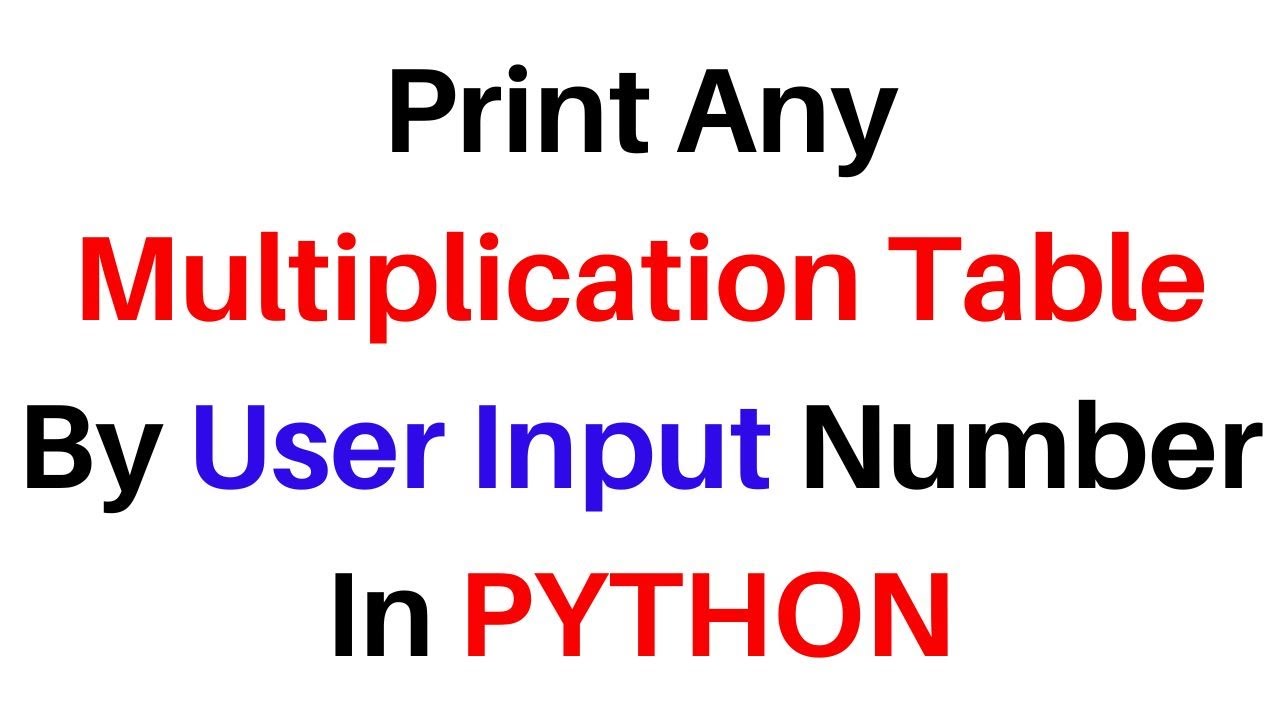 python multiplication table while loop  .py coding