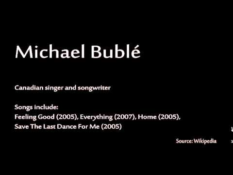 How to pronounce - Michael Bublé