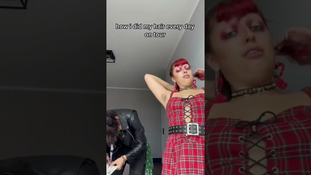 Quick Hairstyle/Tour GRWM #alternative #punk #scenehair #emo #y2k #hairstyle