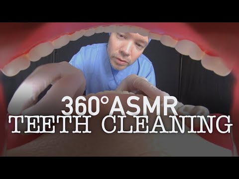 EYES STILL IN YOUR MOUTH!? π A 360Β° Dentist Teeth Cleaning Roleplay (ASMR, RP)