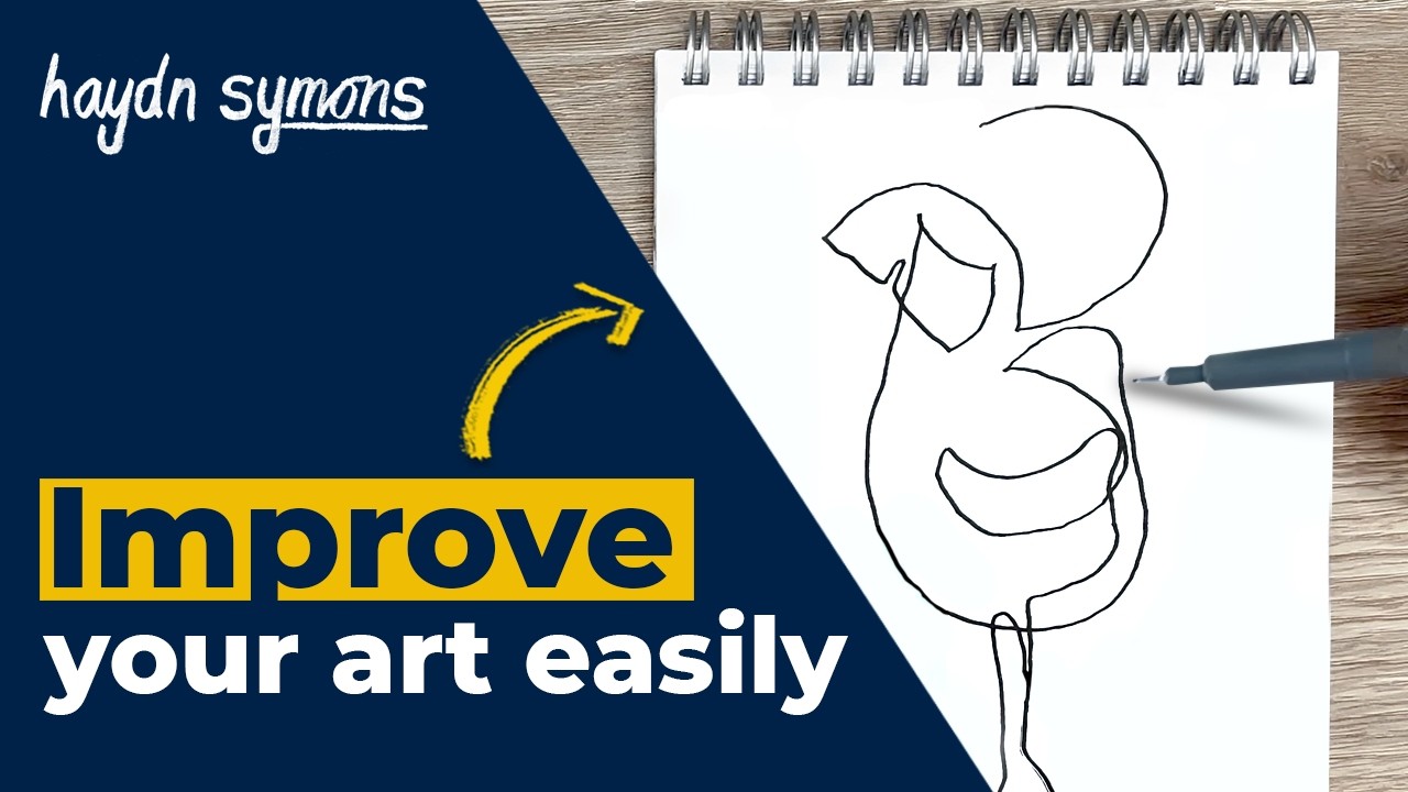 Improve Your Drawings Easily - Blind Contour Drawing for Beginners