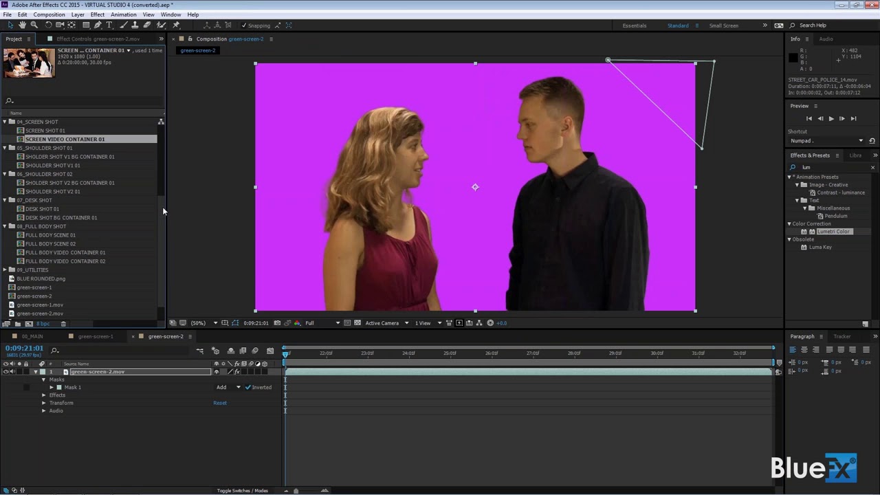 The BlueFX Virtual Studio 4 Quick Demonstration VS4