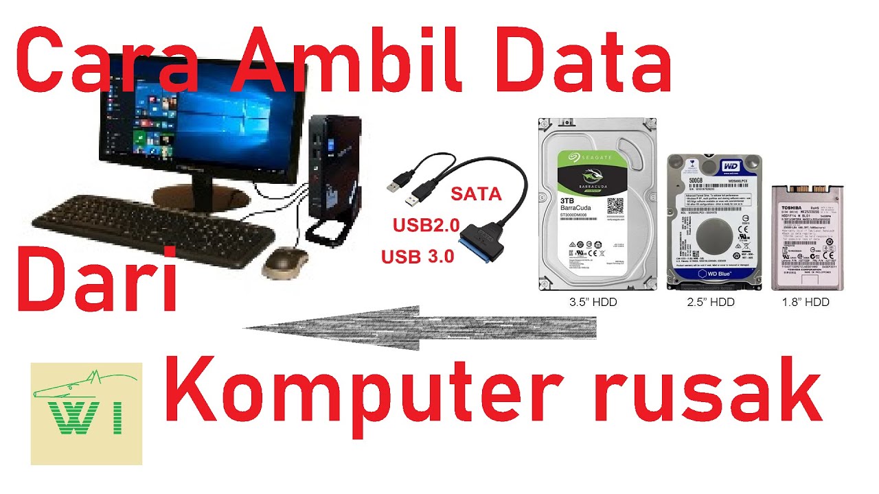Cara Ambil Data Dari Server Komputer Yang Rusak