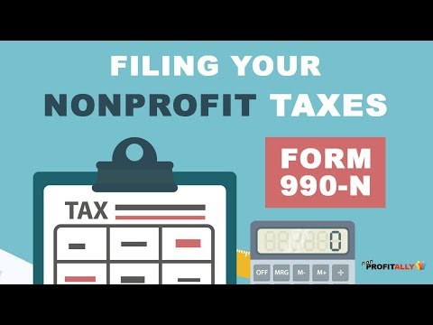 How to File your Nonprofit Taxes