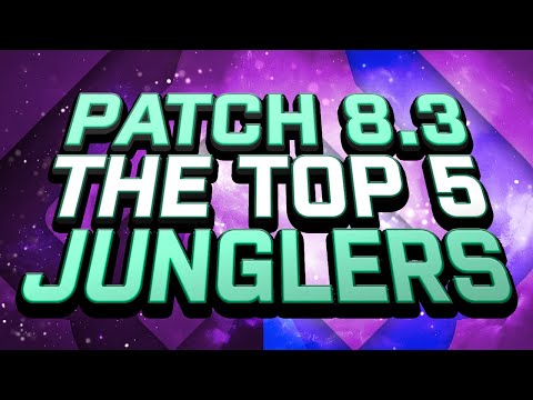 Top 5 Junglers For Patch 8.3! - Smite