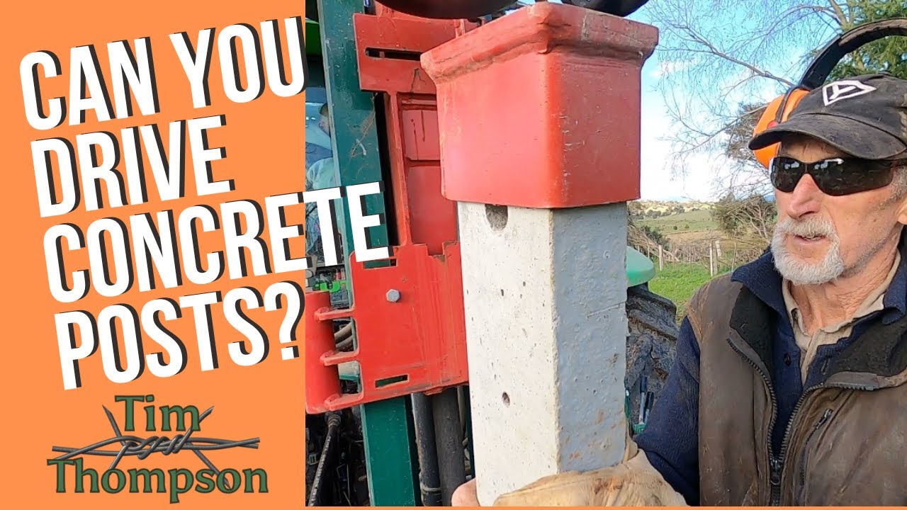 Concrete Posts Review   Can  They Be Driven?