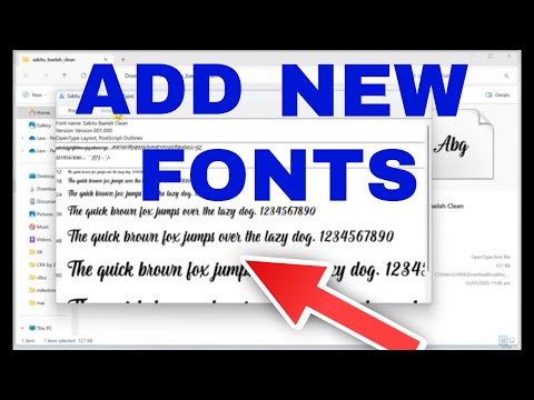 How to Install & ADD FONTS in Microsoft Word