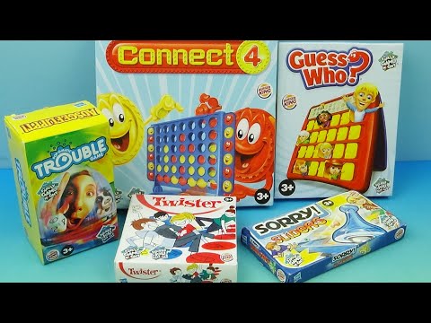 2012 FAMILY GAME NIGHT set of 5 BURGER KING COLLECTIBLE MINI BOARDGAMES VIDEO REVIEW