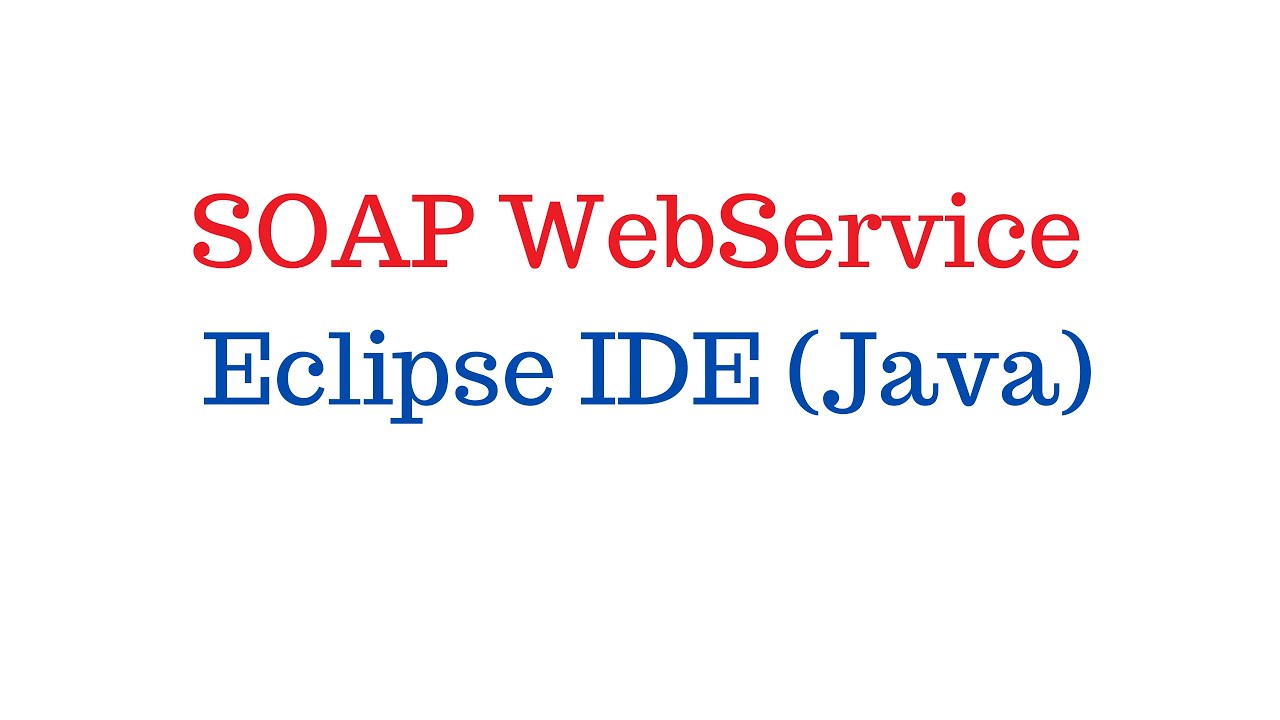 SOAP WebService using Eclipse