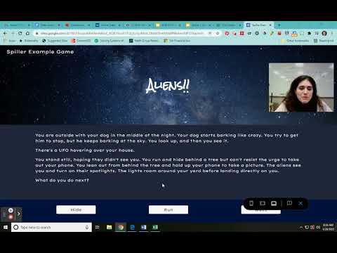 Example of Simple Game Using Google Sites