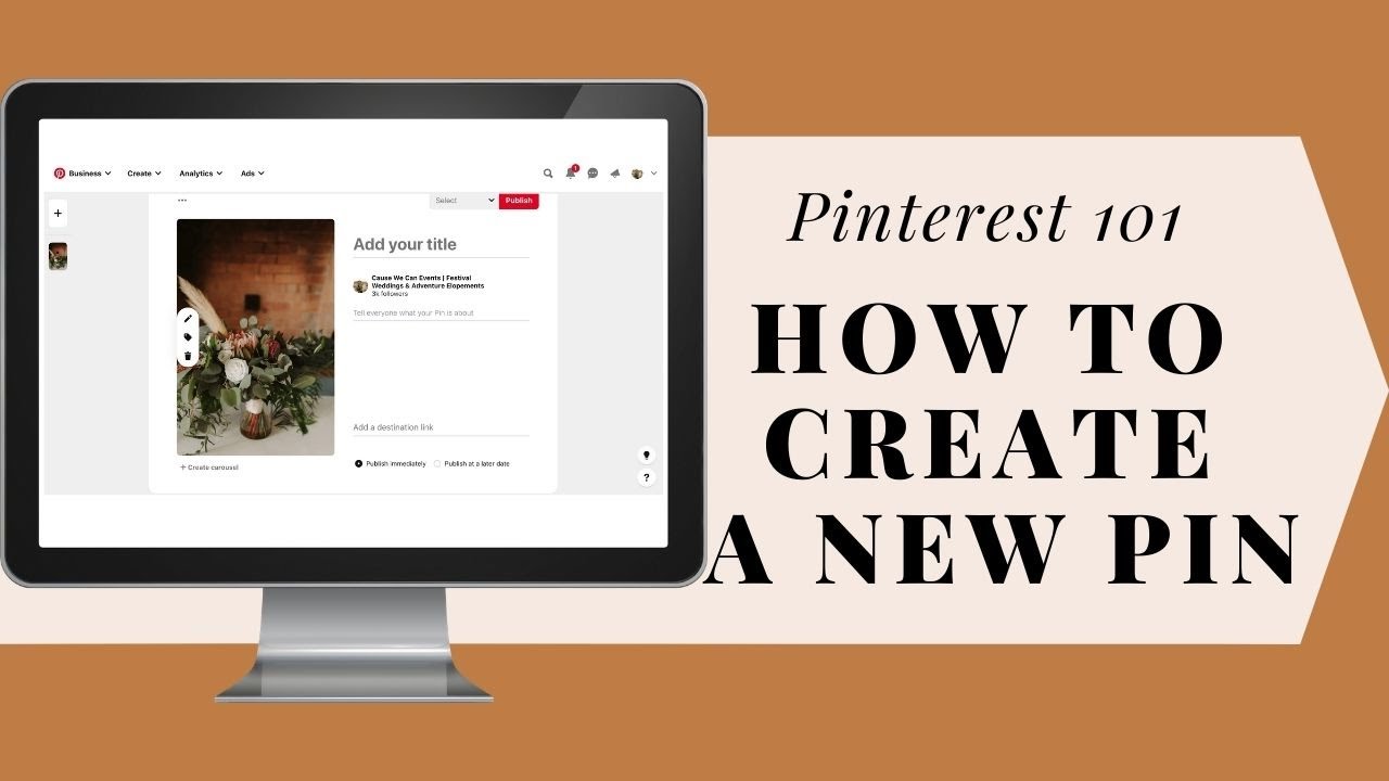 How to Create a new Pin on Pinterest | TUTORIAL | Pinterest for Beginners