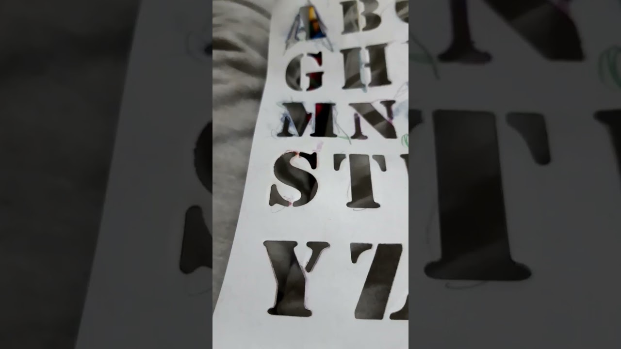 Parts Of Alphabet lore Stencils Fonts | #shorts #alphabetlore