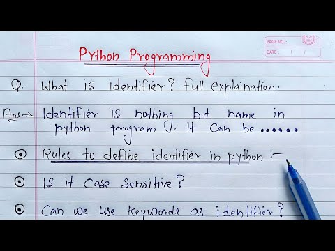 Learn Python Identifiers | Learn Coding - Mind Luster