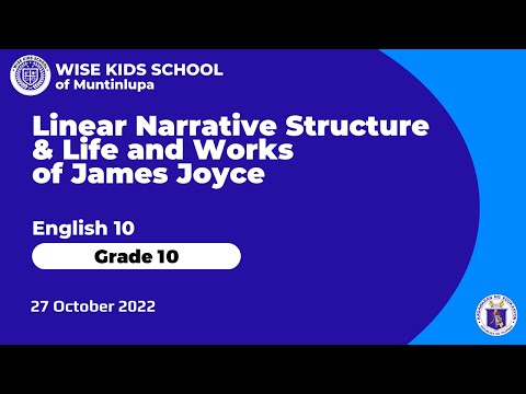 Linear Narrative Structure & Life and Works of James Joyce