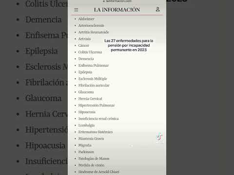 27 enfermedades #incapacidad