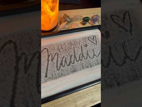 Maddie 💖 asmr calming sounds writing names for you #asmrsounds #calm #satisfying #namewriting