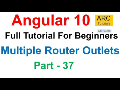 Learn Angular 10 Tutorial 37 Multiple Router Outlets in Angular | Angular 10 Tutorial For ...