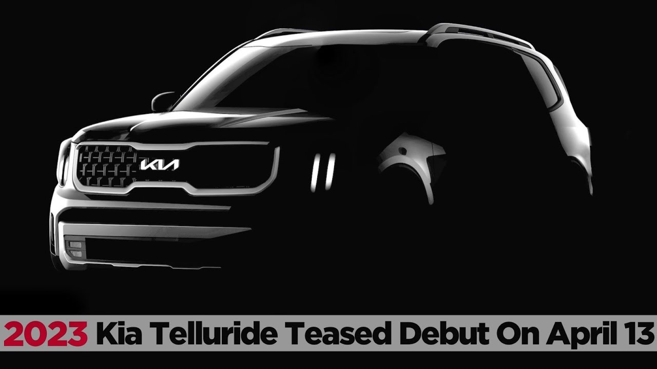 2023 Kia Telluride Teased - Debuts On April 13