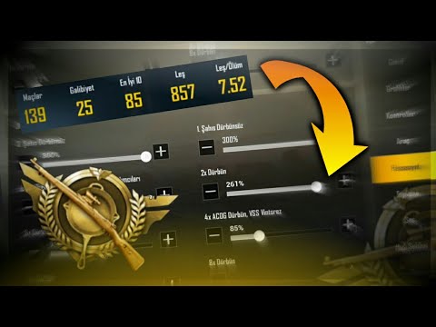Pubg Mobile - Professional Player Settings and Stats ✔✅