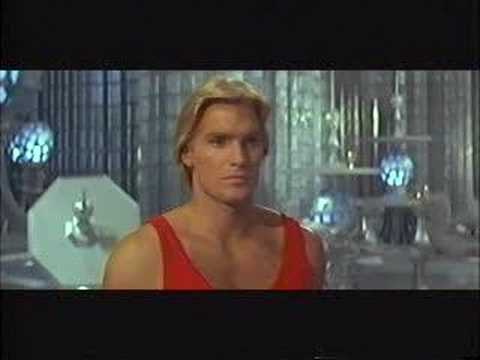 Ming the Merciless and Flash Gordon Have a Party Fight