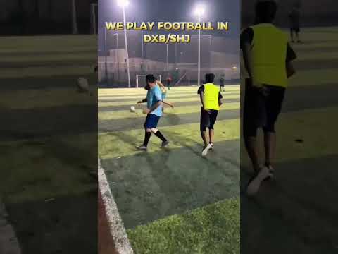Friendly social football in dubai #dxb #footballdubai