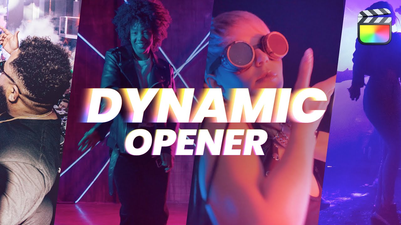 Dynamic Promo Opener | Final Cut Pro & Apple Motion | Template | Tutorial