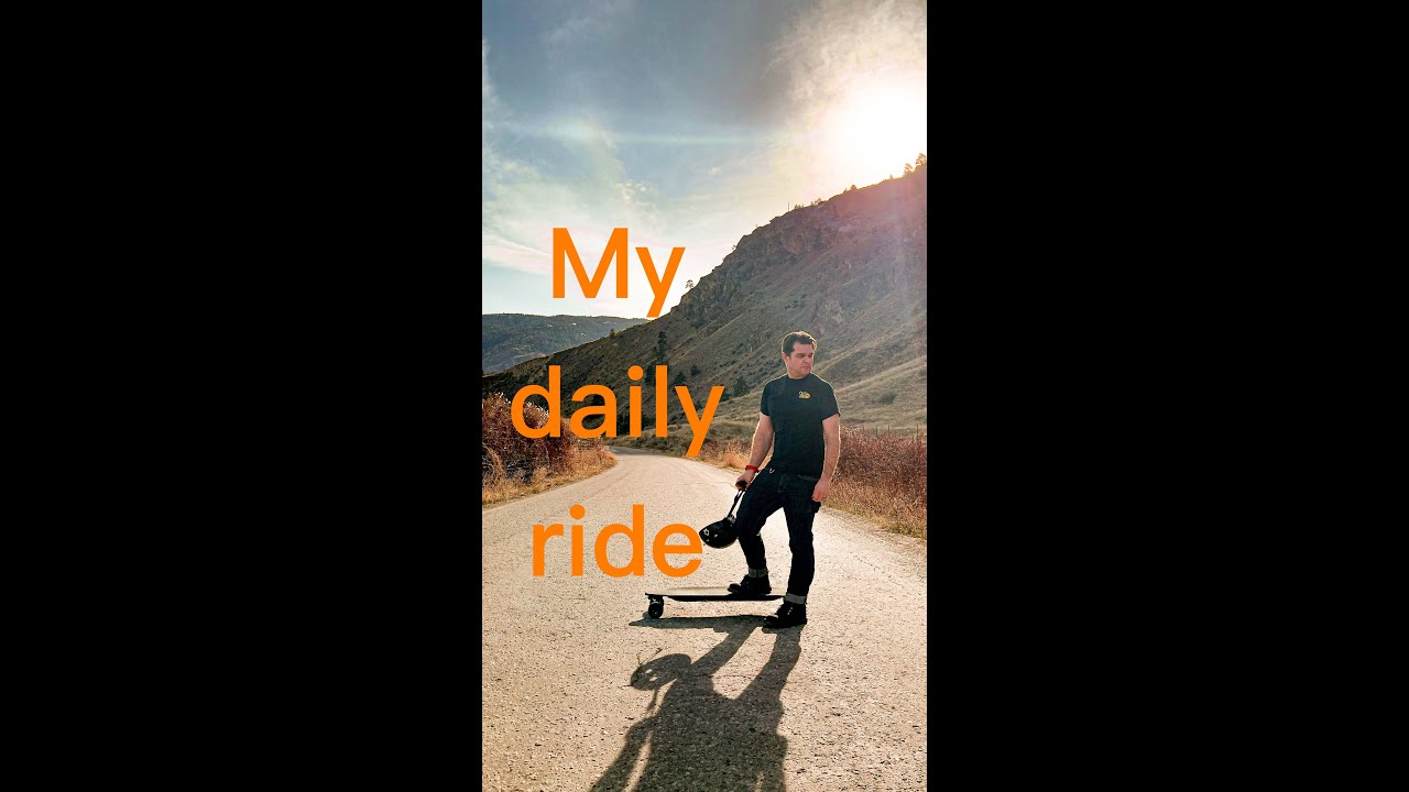 Commuting on an Electric Skateboard (rather skate then drive)