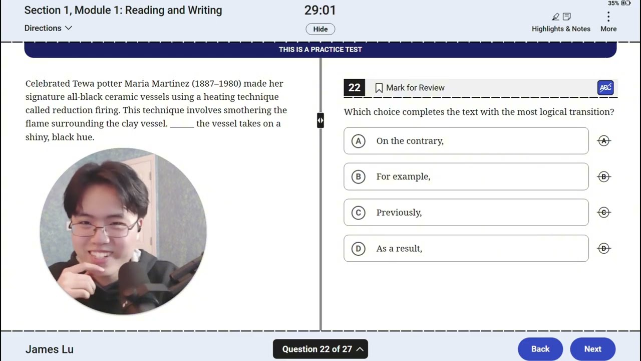 Timed SAT Test Walkthrough | Got a 1580 (Bluebook SAT Practice Test 6)