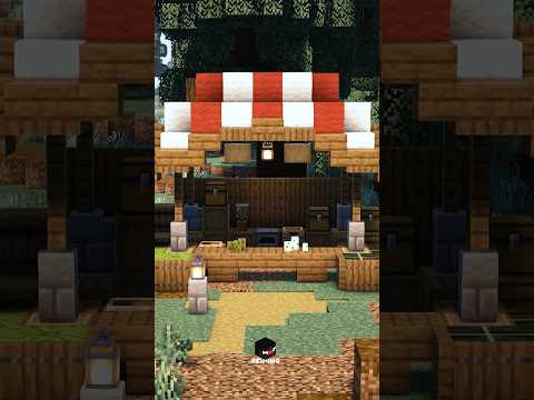 A simple medieval shop that you should add to your Minecraft base! #minecraft #reimiho #howtobuild