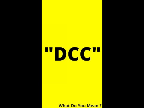 DCC Full Form || What is DCC ? #Shorts