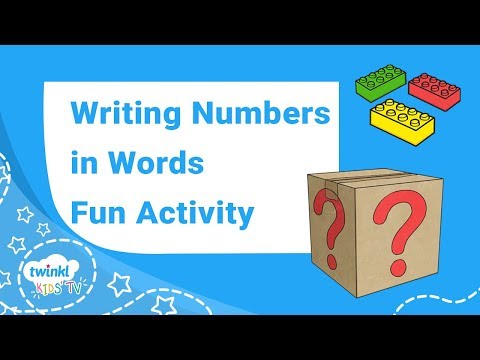 Writing Numbers in Words - Fun Activity | Twinkl Kids Tv