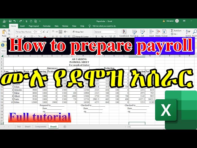 A Comprehensive Guide to Preparing Employee Payroll Sheets in MS Excel | Galaxy.ai | Galaxy.ai