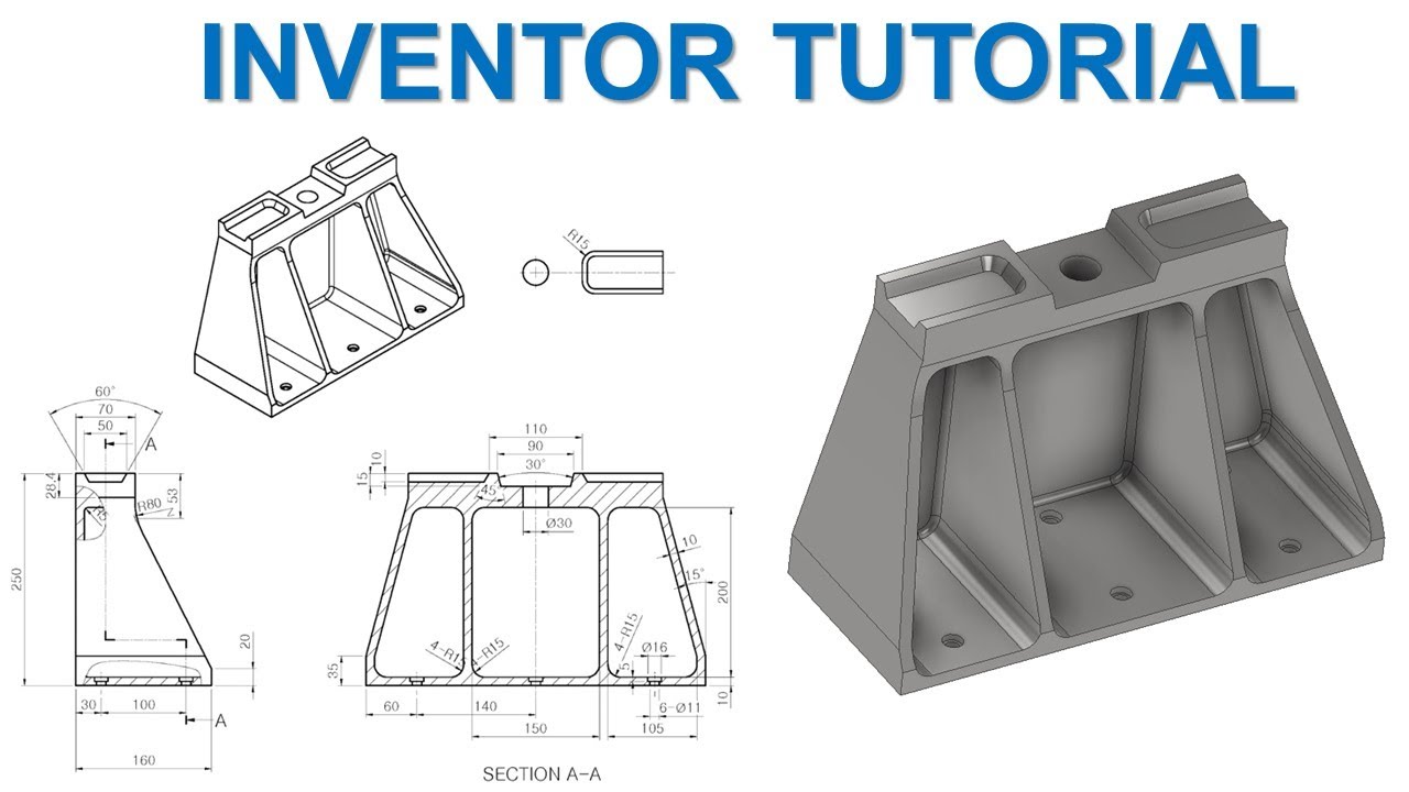 Inventor 2022 Tutorial #237 | 3D Model Basic Beginners