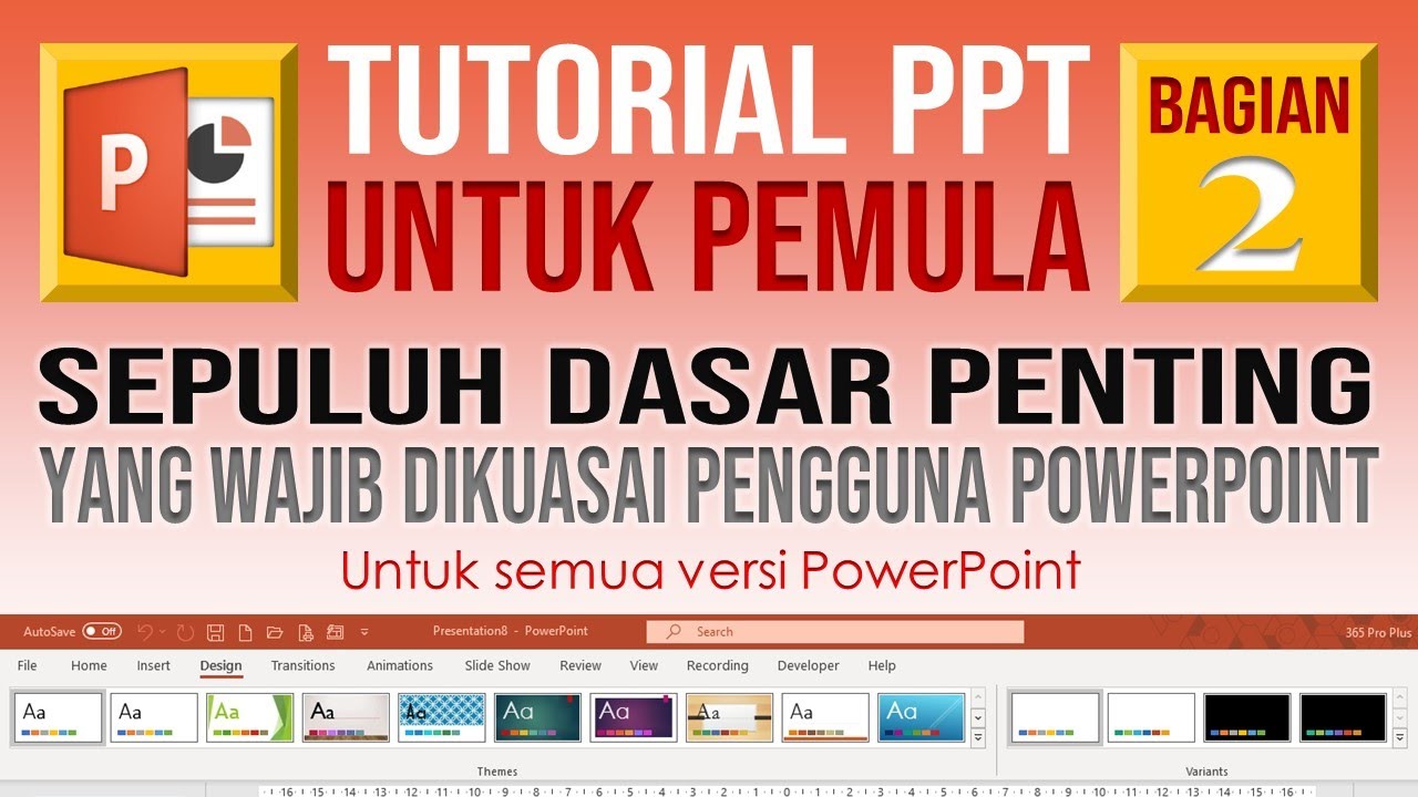 Cara Membuat PPT untuk Pemula | Dasar-Dasar Cara Edit PPT