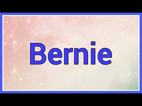 Bernie | Name Origin Variations