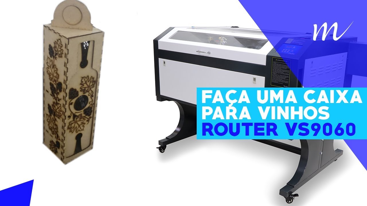 Multivisi | Visutec | Como fazer uma caixa para vinhos em MDF na Router VS9060?