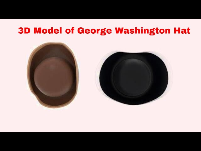 George Washington Hat 3D Model - FlatPyramid