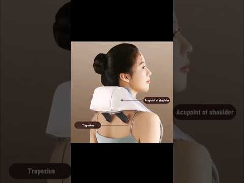 Electric full body shiatsu massage kneading pain relief neck shoulder massager