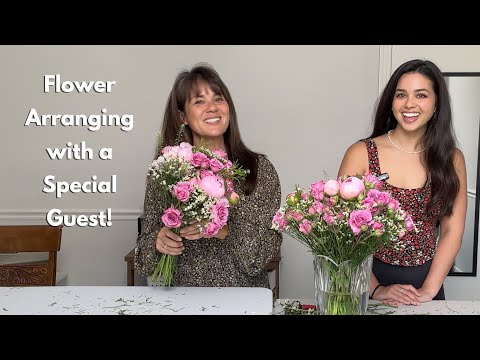 Arranging Flowers from Trader Joes