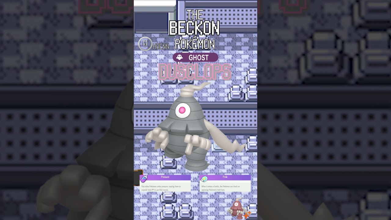 Duskull → Dusclops → Dusknoir