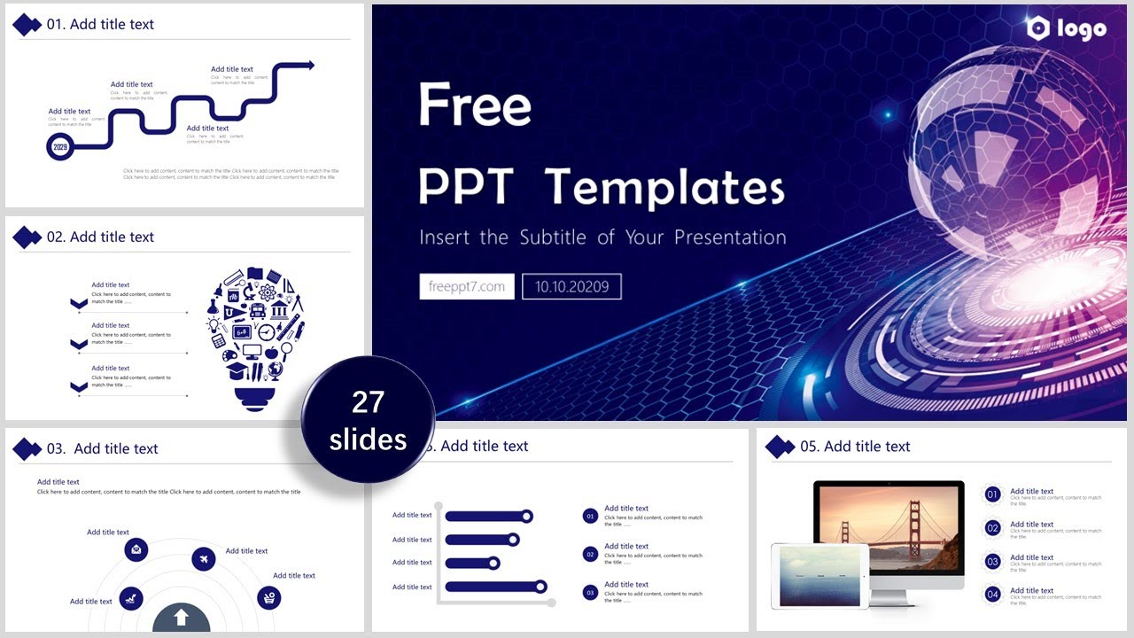 🔥Free Slides 🔥Innovative Technology PowerPoint Templates