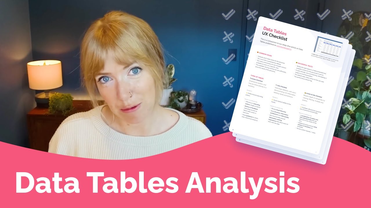 Data Tables UX Analysis