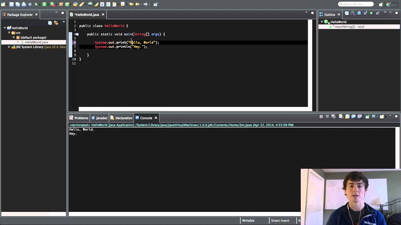 Programming for Beginners in Java - 4 - System.out.println()