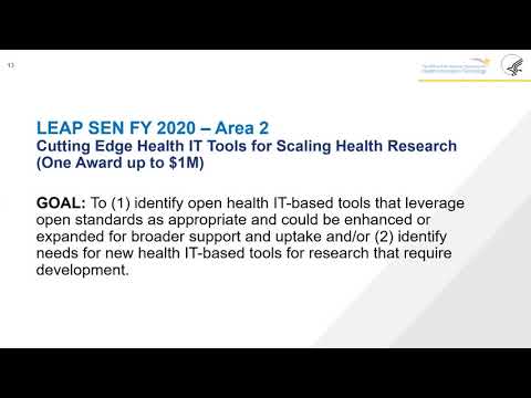 SEN for Applicants to Address Development and Testing for Data Sharing Functionalities