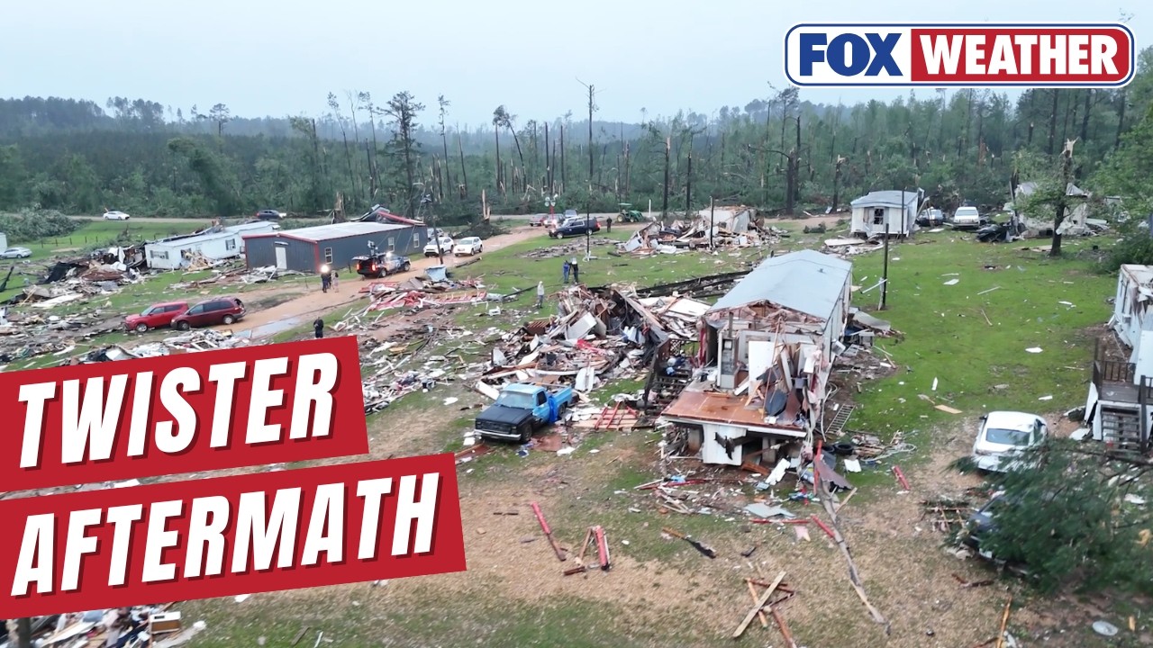 See It: Drone Video Captures Severe Tornado Damage In Mississippi