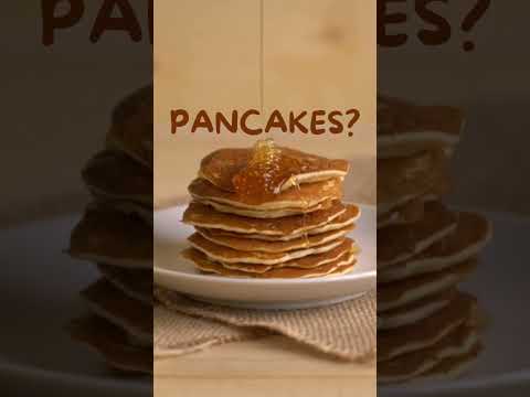 The Perfect Pancake Stack with Syrup #perfectpancakes #shortstack #pancakes #syrup #flapjacks
